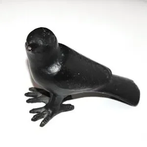 Art | Cast Iron Black Bird Doorstop Crow Raven Decor | Poshmark